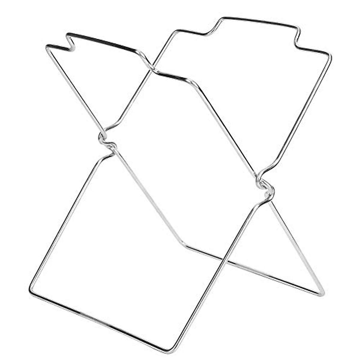 Yosoo123 Kitchen Rack Stainless Steel Foldable Garbage Bag Rack Stand Trash Bag Rack Holder Kitchen Utensils