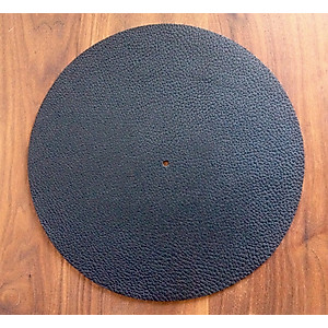 Premium Leather Deer Hide Turntable Mat