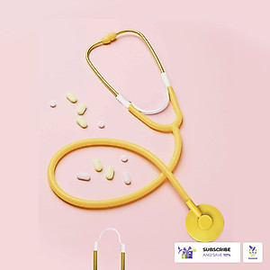 Dukal Pack of 10 Disposable Single Head Stethoscopes with 22” Y Piece Tubing. Single patient use. Stethoscope for Blood Pressure Readings, Home, Educational Purposes.