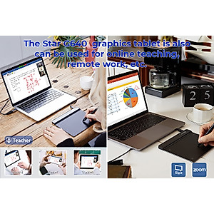 XP-PEN StarG640 6x4 Inch Drawing Tablet & XP-PEN Deco Mini7W Graphics Tablet 7 x 4.37 Inch
