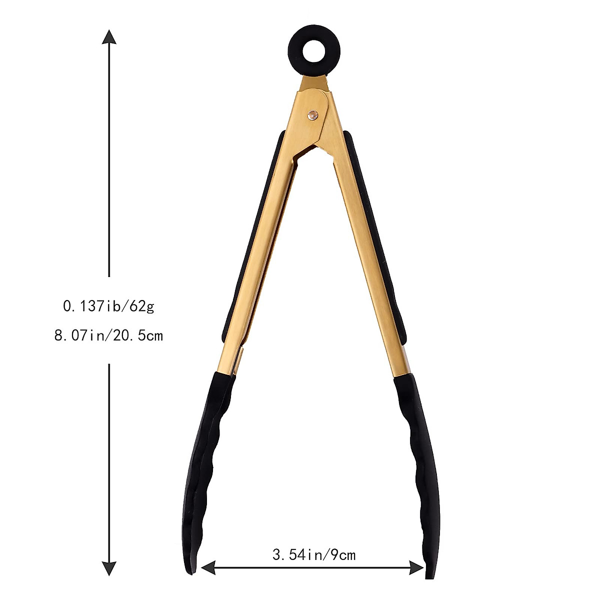 Mafier 4-Piece Kitchen Food Tongs 7" Mini Silicone Serving Tongs with Firm Sealed Non Stick Rubber Tips & Silicon Coated 18/8 Stainless Steel Handle and Smooth Locking