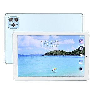 10.1 Inch 2 in 1 Tablet with 5G WiFi and 11.0, GPS, FM, Office Tablet, 4GB RAM, 64GB ROM, Keyboard Mouse (US Plug)