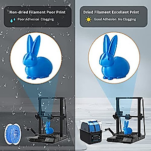 Comgrow Filament Dryer, Upgraded Filament Dry Box, Large-Capacity 3D Filament Dehydrator for 2KG Filament, Compatible with 1.75mm, 2.85mm Filament and PLA PETG TPU ABS Material