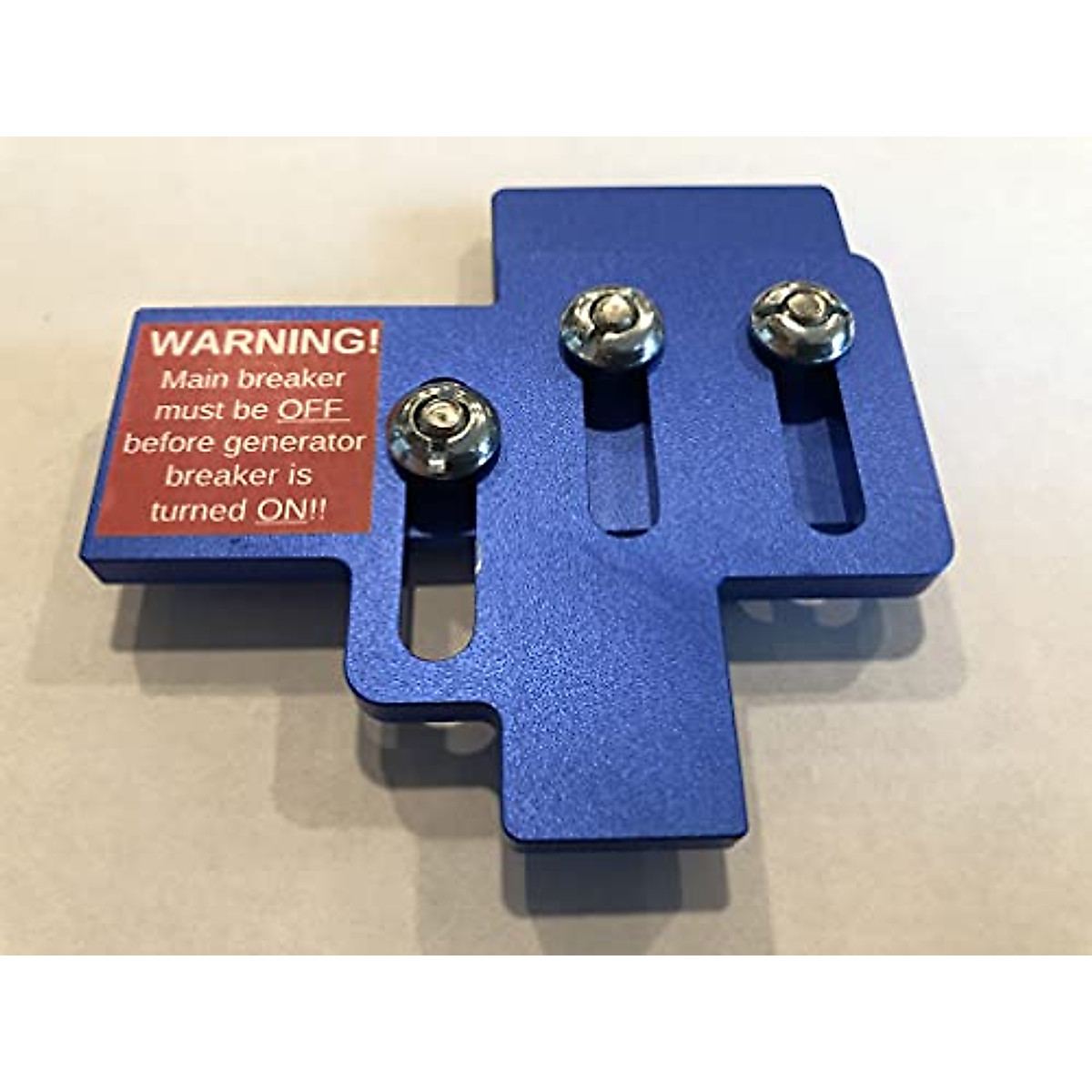 GenSafety SM200 Siemens & Murray 150A and 200A Generator Interlock Kit - Anodized