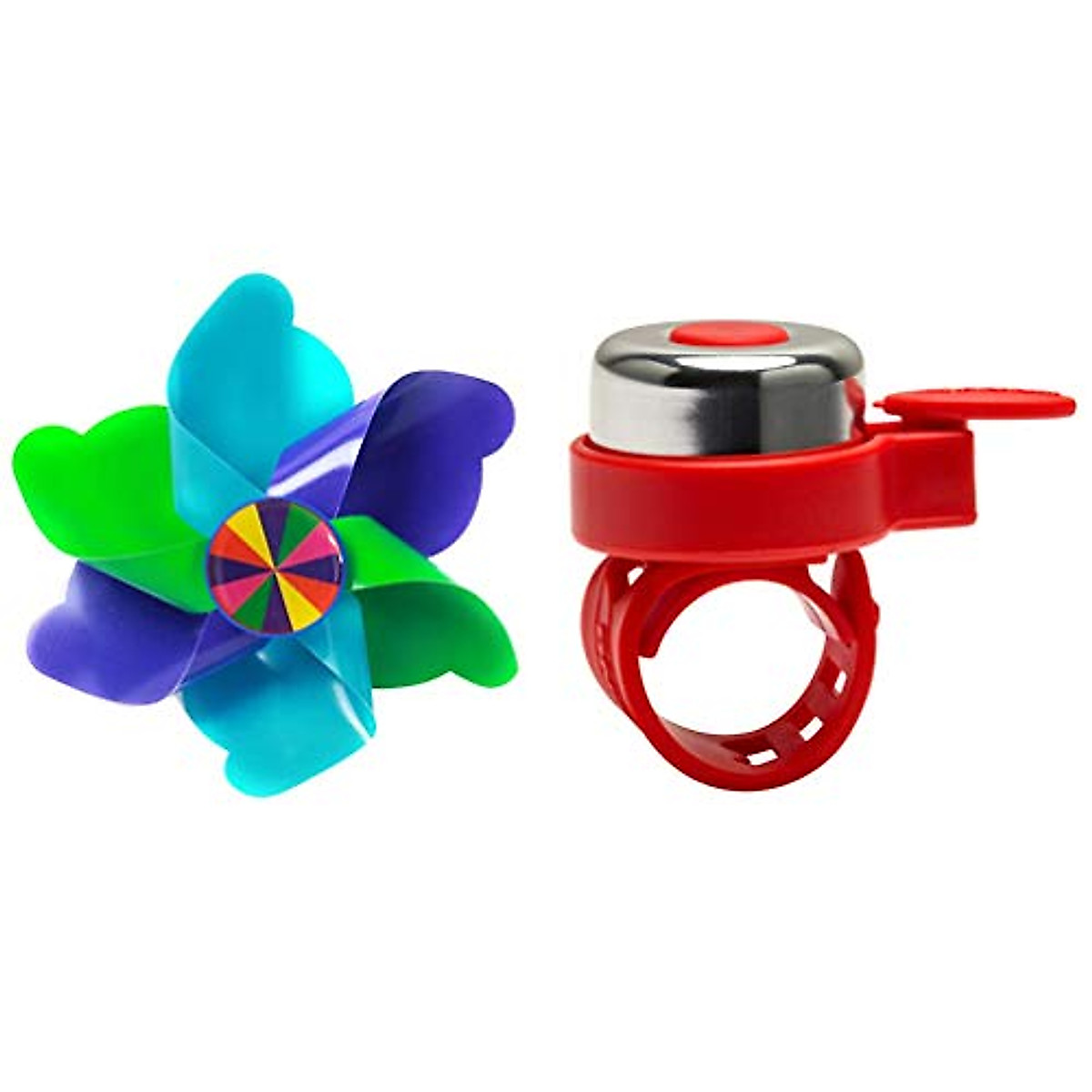 TOYANDONA 1 Set of Bike Bell Windmill Handle-Bar Bell Mountain Bike Loud Crisp Clear Sound Bike Accessories for Baby Bike Outdoor
