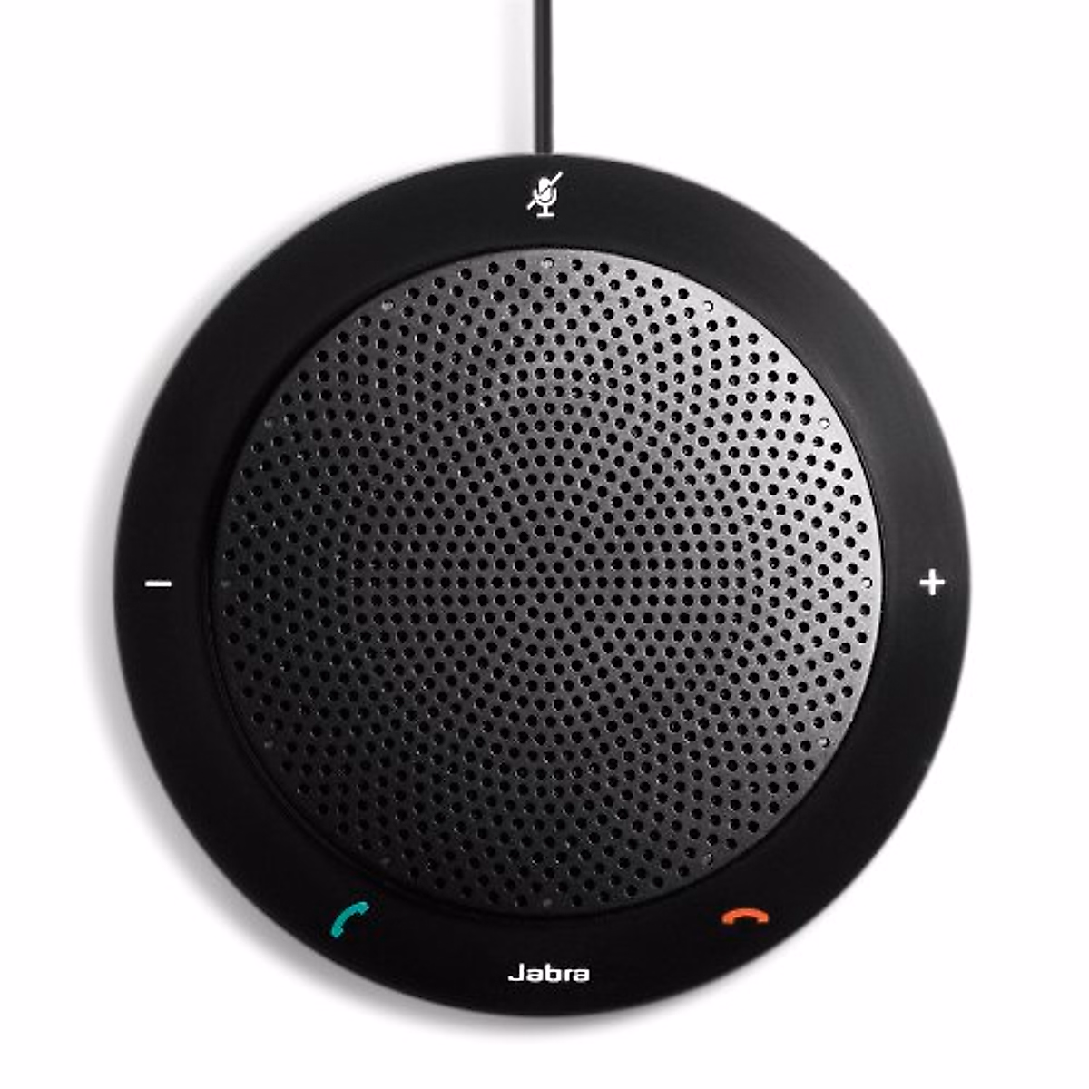 Jabra Speak 410 Corded Speakerphone for Softphones – Easy Setup, Portable USB Speaker for Holding Meetings Anywhere with Outstanding Sound Quality