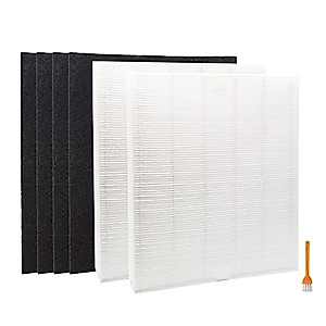 IZSOHHOME Compatible with Winix C545 Air Purifier,Replacement Filter S,Winix C545,Winix Air Purifier C545, P150, B151Part# 1712-0096-00 with 4 Extra C Pre-Filters,H13 True HEPA (2 Pack)
