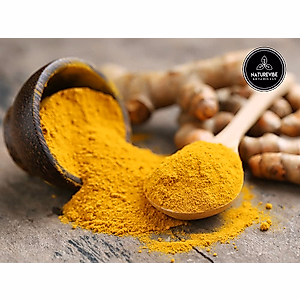 Premium Quality Turmeric Root Powder with Curcumin 5lbs by Naturevibe Botanicals | Raw Turmeric Root Grounded | Bulk Bag 100% Pure (80 Ounces)