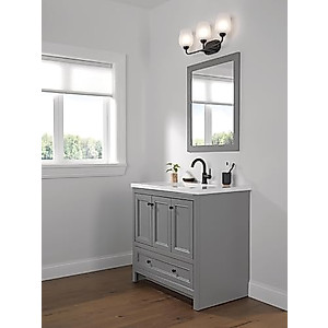 Delta Faucet Trinsic Single Hole Swivel Spout Bathroom Faucet, Black Bathroom Sink Faucet, Single Handle Bathroom Faucet, Diamond Seal Technology, Drain Assembly, Matte Black 559HA-BL-DST