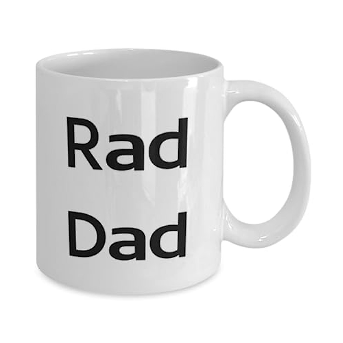 Rad Dad Papa 11oz 15oz Mug, Fancy Papa Gifts, Cup For Dad from Son, Coffee mug, Tea mug, Travel mug, Ceramic mug, Funny mug, Unique mug
