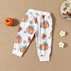 Toddler Halloween Costume Fall Baby Clothes Unisex Crewneck Long Sleeve Pumpkin Top and Pants Cute Two Piece Outfit Mis Pedidos Amazon Gift Card Renacimiento Ropa