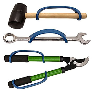 EazyHold Navy Silicone Universal Cuff, Large to X-Large Hands, Fits Adaptive Eating and Weighted Utensils, Foam Tubing, Thick Easy Grip Handles, Grooming, Daily Living Aid 2-Pack 8"