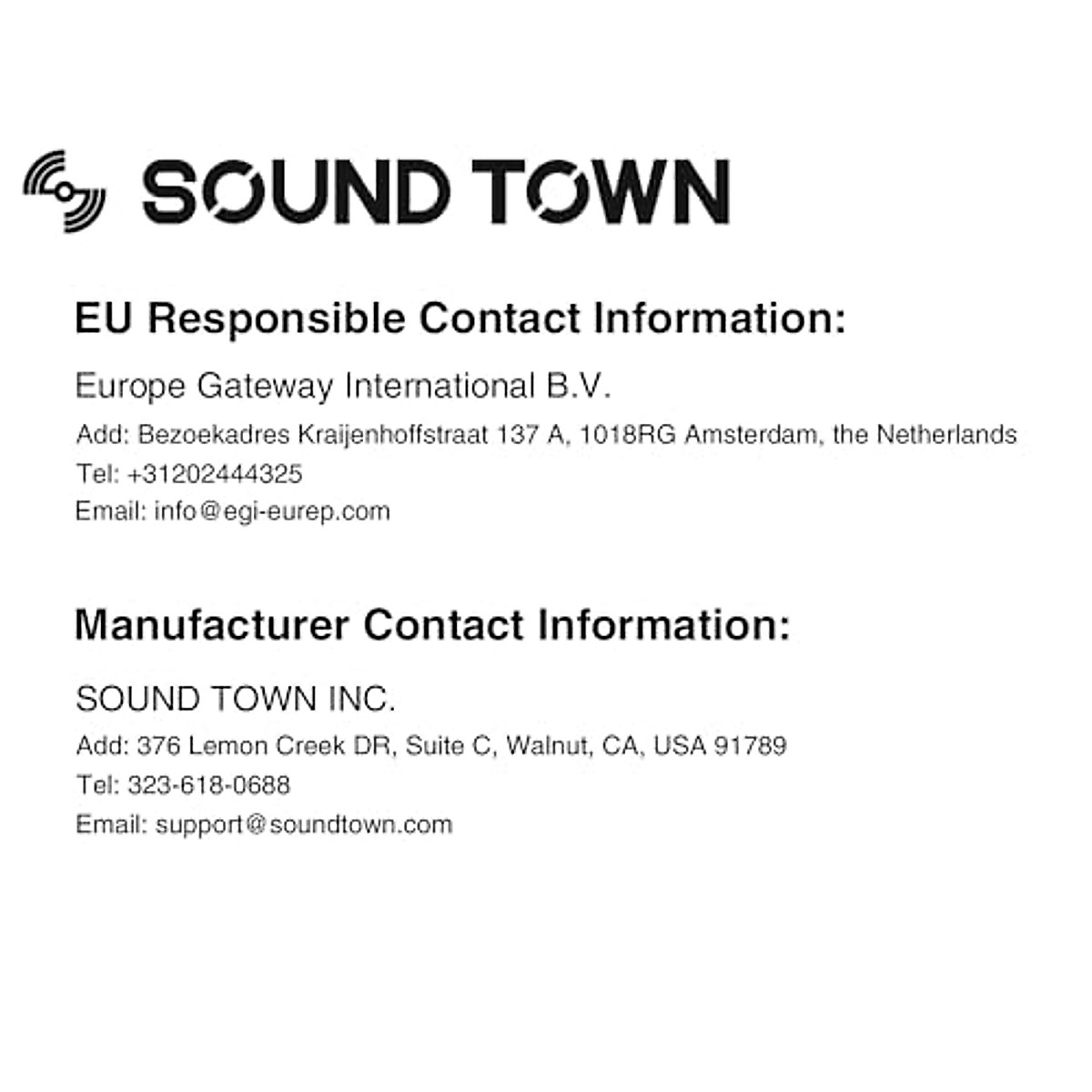 Sound Town 2-Pack 250W Passive Column Array Speakers with 4 X 4” Woofers, Wall-Mount Brackets for Installation, Event, Church, Conference, Lounge, Black (CARPO-V4)