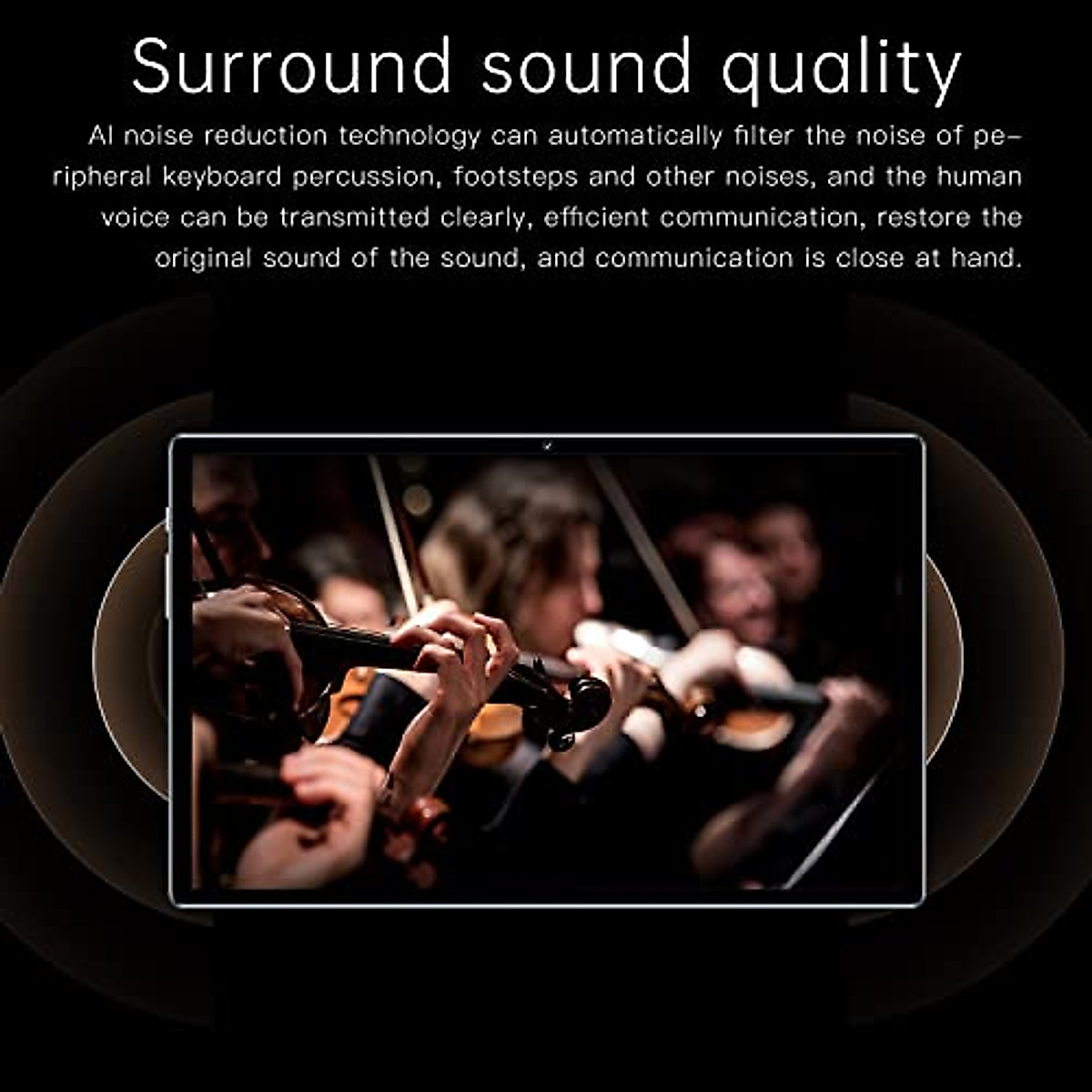 deriny X5pro 10 inch Android Tablet,1080p Full HD,Long Lasting Battery,Dual Camera,6GB RAM 128GB ROM,Dual SIM,WiFi,GPS,Bluetooth,Fire HD Kids Tablet,Widely Compatible with App(Gray)