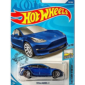Hot Wheels Tesla 5 Car Bundle Set