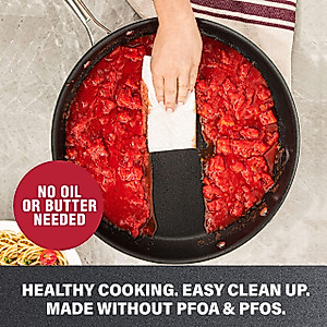 GRANITESTONE 11" Non-Stick Frying Pan with Mineral/Diamond Coating for Long Lasting Nonstick Skillet for Cooking with Stay Cool Handles, Oven/Dishwasher Safe, Non-toxic