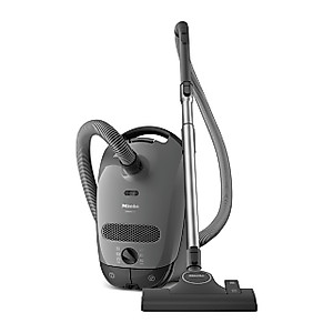 Miele Classic C1 Pure Suction Bagged Canister Vacuum, Graphite Grey - Portable, Household