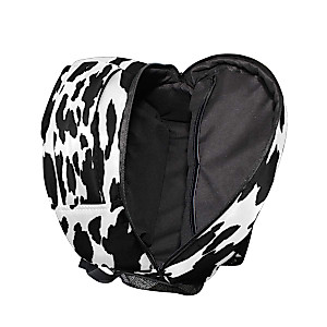 Backpack Geometrical Animal Skin Cow Print Travel Daypack Large Capacity Rucksack High School Book Bag Computer Laptop Bag for Girls Boys Women Men…
