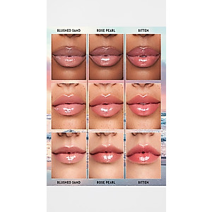 Lawless Women's Winter Beach Mini Plumper Trio, Blushed Sand/Rose Pearl/Bitten, One Size