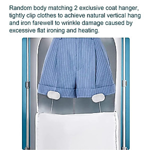Electric Clothes Dryer, Automatic Ironing Machine, Portable Steam Drying Smart Machine, Ironing Clothes Folding Wrinkle Removal Machine with Remote Control, Foldable