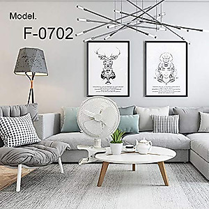 Optimus F-0702 Indoor Plug-in Fan, Household, White