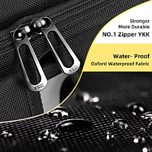 Laptop Backpack for Men 17 Inch, Durable and Lightweight Personal Item Travel Backpack, Computer Backpack with Charger Port, Suitcase Tech Backpack for College Business Office and Work, Black