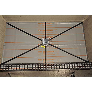 Quick Pitch and Pre Pitch Shower Slope System with Universal Center Drain Kit and Weep Hole Protector