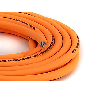 KnuKonceptz KCA Kandy Kable Neon Orange 8 Gauge Power Wire (Sold in 20 Foot increments)