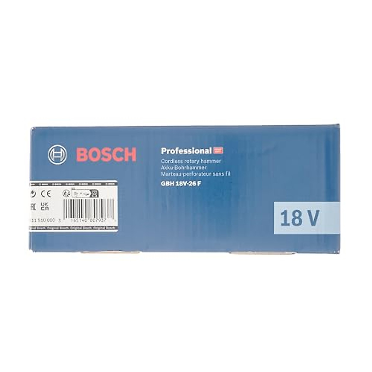 Bosch Professional Gbh 18 V-26 F Cordless Rotary Hammer Drill (Without Battery And Charger) - Carton