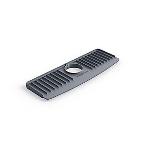 WeatherTech FaucetMat - Protect Your Kitchen & Bathroom Countertops - Dark Grey/Slate