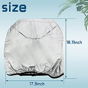 Mejiao Generator Waterproof Cover for Honda Generator EU2200i EU2000 EU2200IC EU2000i and Yamaha 2000,Replace 08P58-Z07-100S,Silver