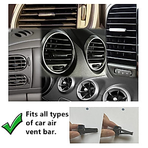 Funny Corgi Car Air Vent Decoration and Clip with Air Freshener Natural Scent Tablet and Refill, Car Aromatherapy Accessories and Interior Decoration