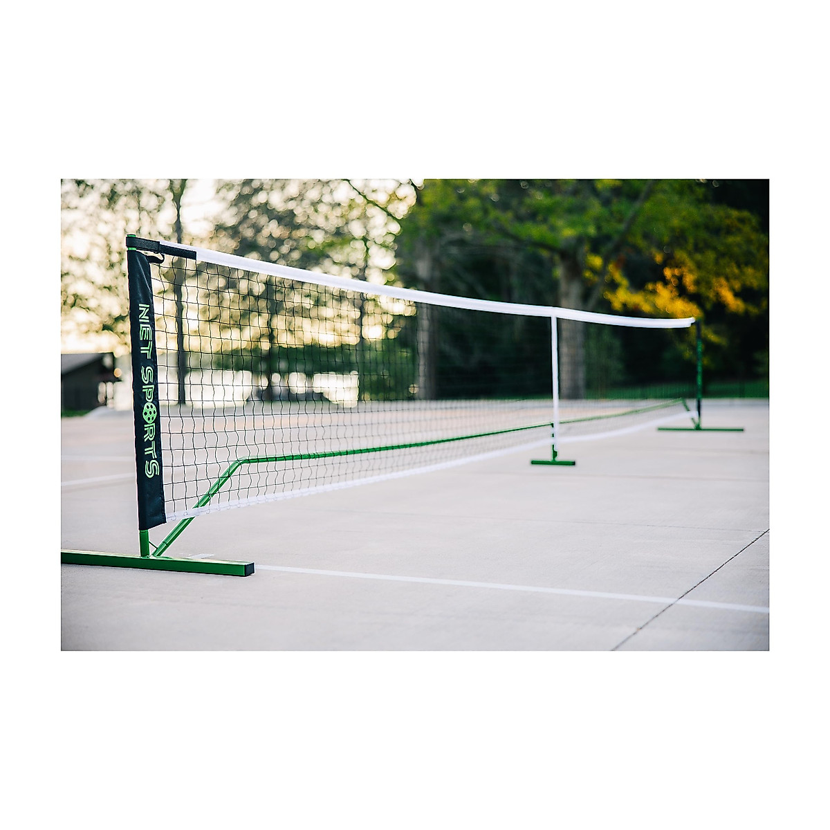 Net Sports Portable Pickleball Net Regulation Size 22 FT Pickle Ball Net for Driveway | Carry Pickleball Bag Nets and Accessories | Outdoor Pickleball Training Aids and Practice w/Easy Instructions