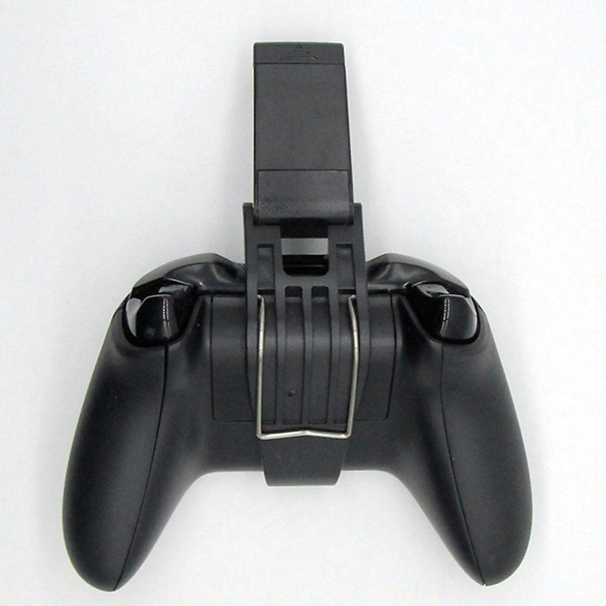 Softmusic Universal Phone Mount Adjustable Gamepad Controller Clip Holder for Xbox One Handle Black