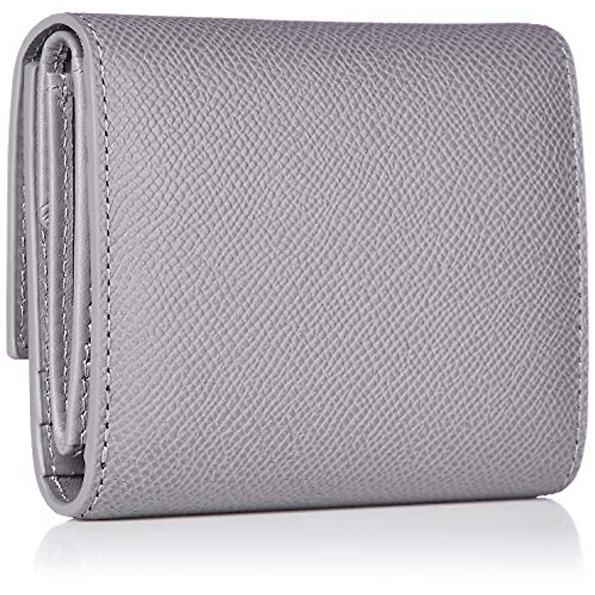 KINGZ(キングズ) Men's Embossed Wallet (Trifold), Grey (Grey Marl)