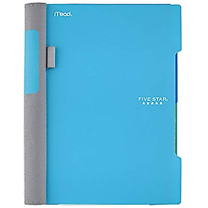 Five Star Advance Small Spiral Notebook, 2 Subject, College Ruled Paper, 100 Sheets, 9-1/2" x 6", Teal (73164)