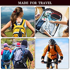 Yunsailing 24 Pack Hard Shell Sunglasses Case Zipper Eyeglasses Case Glasses Case Unisex Protective Travel Sunglass Organizer with Portable Clip for Men and Women