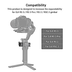 SmallRig NATO Clamp Accessory Mount for DJI RS 2 / RSC 2 / RS 3 / RS 3 Pro / RS 3 Mini Gimbal - 3025
