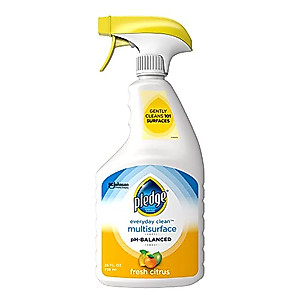 Pledge Multisurface Cleaner, Everyday Clean, Trigger, Fresh Citrus Scent, 25 oz
