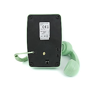 GPO 746 Rotary 1970s-style Retro Landline Phone - Curly Cord, Authentic Bell Ring