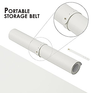 Leather Desk Mat - Non-Slip PU Desk Pad for Office and Home - Desk Organization and Accessories - Ideal for Large Mouse Pad and Desk Mats on Top of Desks (White,31.5"x 15.7")