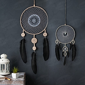 UNEEDE 120Pcs 6-8 Inch Black Feathers, Natural Goose Feathers for DIY Halloween Decorations, Halloween Decoration,Cosplay, Gothic Costumes & Crafts