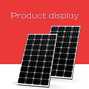 MYRRHE Solar Panel 200w 12v Charging Board Power Generation Panel 18v photovoltaic Panel 100W Home car with Controller Monocrystalline150w(18vrechargeable12vbattery)