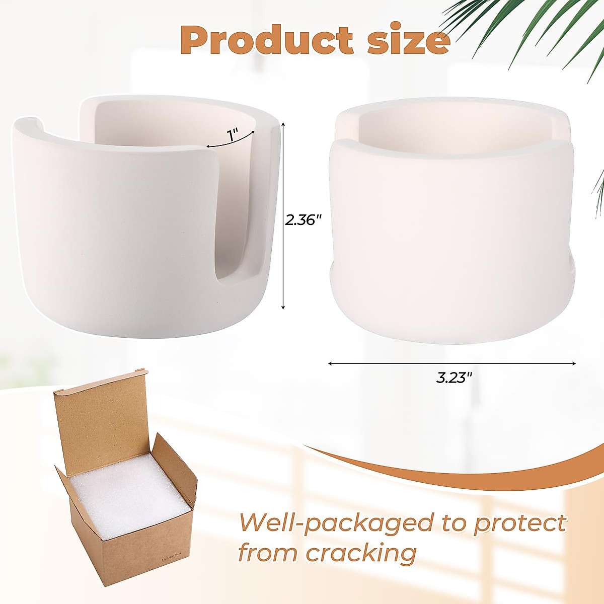 BOJDOPIE Diatomite Sponge Holder for Kitchen Sink, Water Absorbing Sink Stone Drying Caddy, Quick Dry Dish Sponge Organizer for Kitchen Bathroom (Beige)