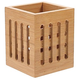 Cabilock Dishes Drying Rack Korean Chopsticks Cutlery Drying Holder Basket Wooden Bamboo Chopsticks Holder Tableware Drainer Cutlery Storage Organizer Caddy Utensil Drying Rack Korean Chopsticks