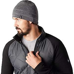 Smartwool Merino Wool Reflective Lid For Men and Women, Medium Gray Heather, One Size