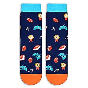 HAPPYPOP Crazy Socks For Kids, Fun Boys Socks, Best Son Ever Gifts, Son Gifts From Mom Dad