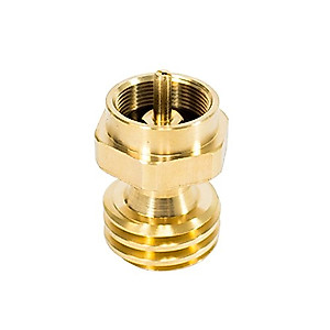 GasOne Steak Saver Adapter 1 LB Propane Gas Grill Adapter Converter Universal 1 Pound / 16.4oz Disposable Small Bottle for BBQ Grill Propane Tree - 1''-20 Male Throwaway Cylinder Thread