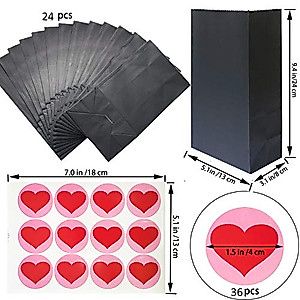 Artseen Party Favor Paper Bags for Party Celebration Treated Paper Bags 5.10X3.10X9.4 inches(24 CT)