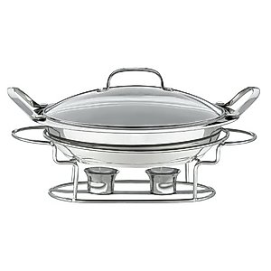 Cuisinart 7BSR-28 Stainless 11-Inch Round Buffet Servers , Silver